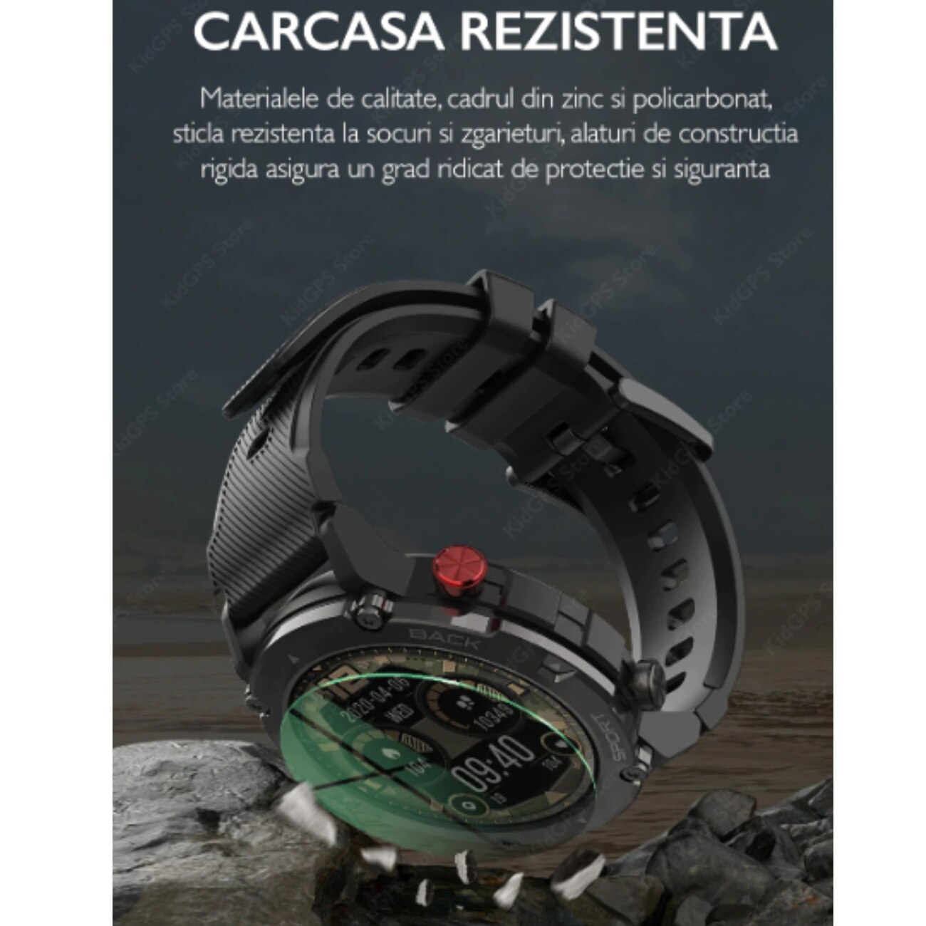 Ceas smartwatch barbati RoHS® C21 PRO, 1.32 inch, apel bluetooth HD ...