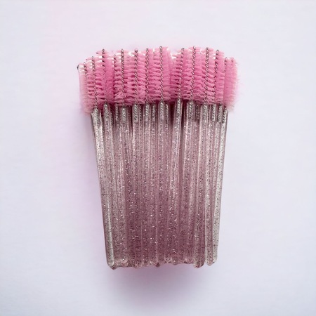 Set Periute Gene Mascara cu Sclipici (50 BUC) - Roz - eMAG.ro