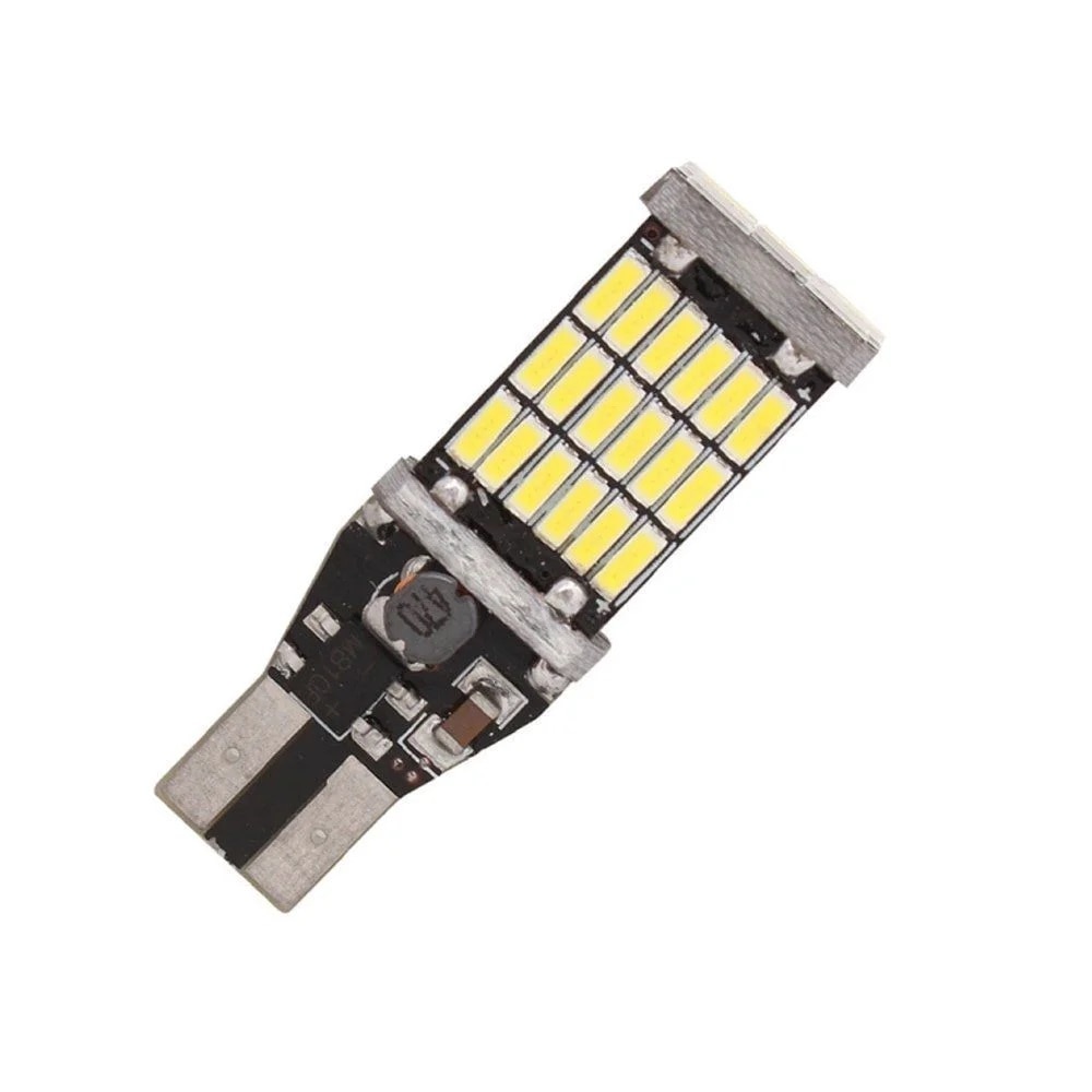 Set 2 becuri LED T15 W16W Canbus GizMondo®, 45 leduri, SMD 4014, 1200 ...
