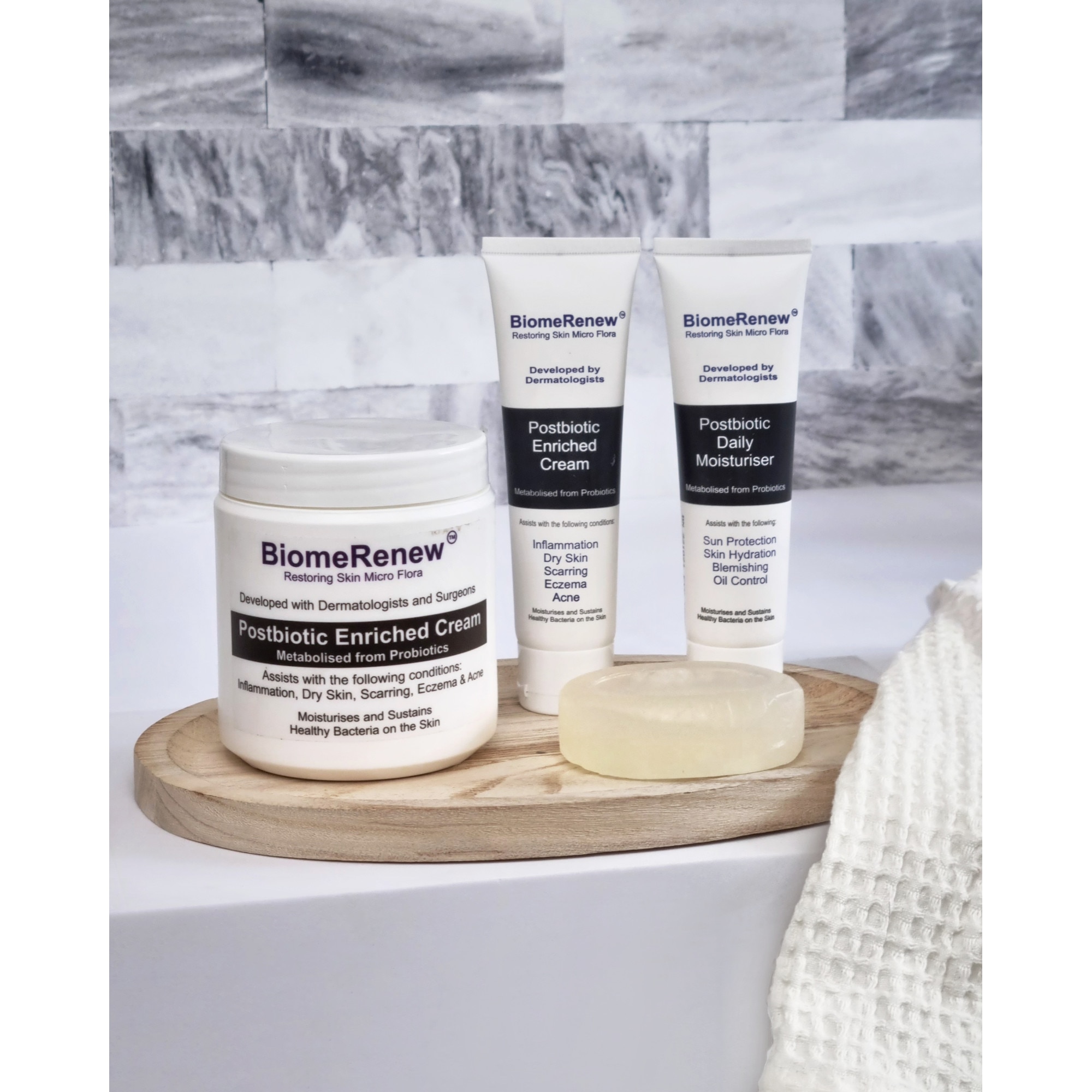 Biome Renew Хидратиращ крем с постбиотици и хиалуронова киселина, мощен антисебум, против ...