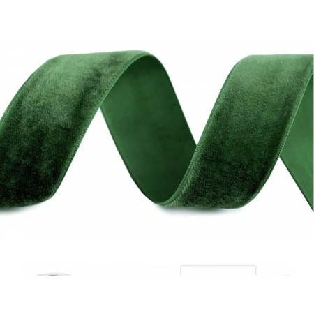 Panglica de catifea 25 MM 40 M, Verde inchis - eMAG.ro