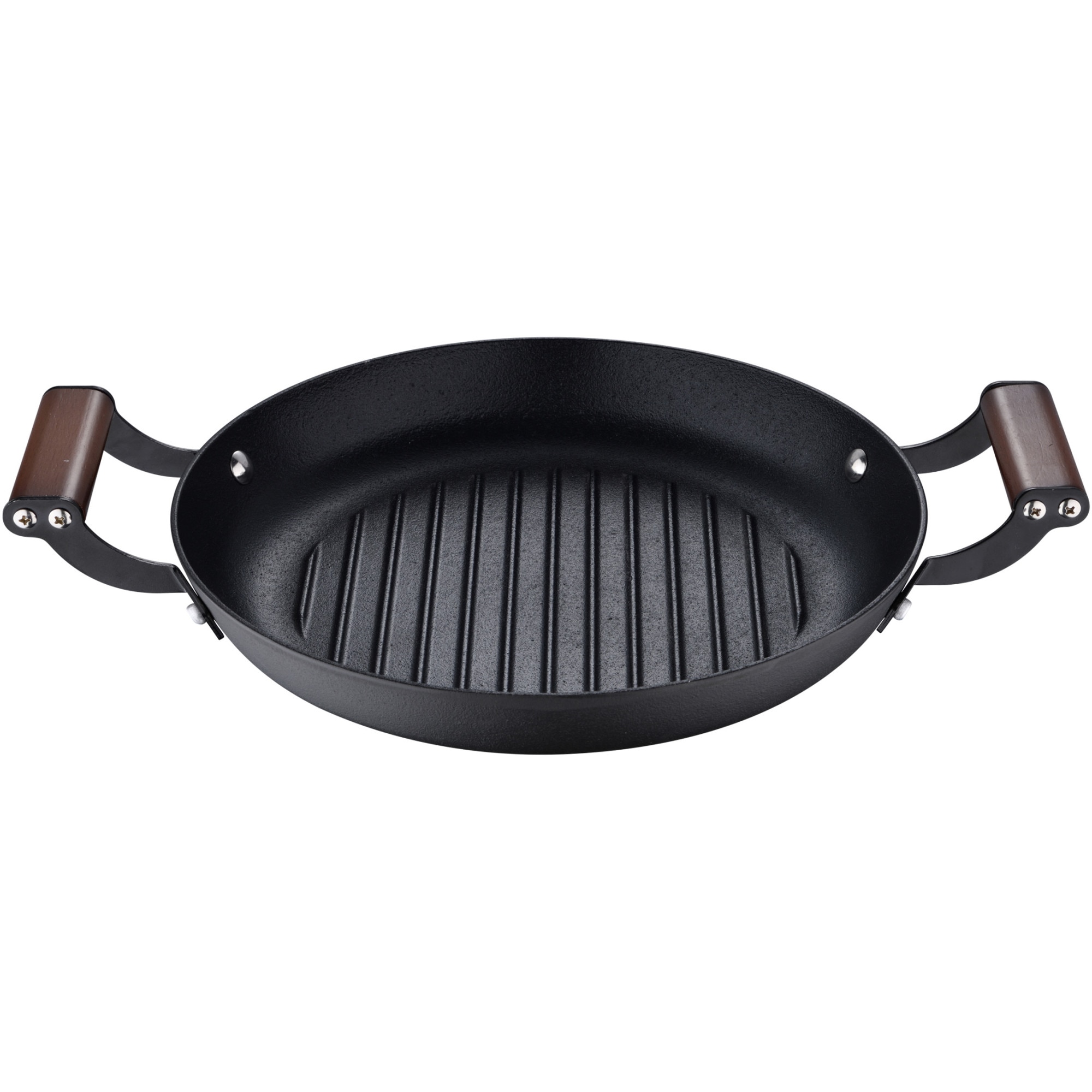 Tigaie grill rotunda Masterpro Odin, fier forjat, 28cm - eMAG.ro