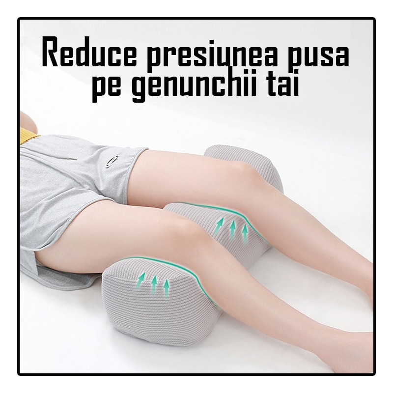 Perna ortopedica pentru picioare si genunchi, din spuma cu memorie, cu ...