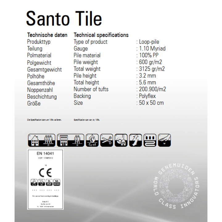 Mocheta Dale Trafic Intens, 50cm x 50cm, Santo, Gri, 76 - eMAG.ro