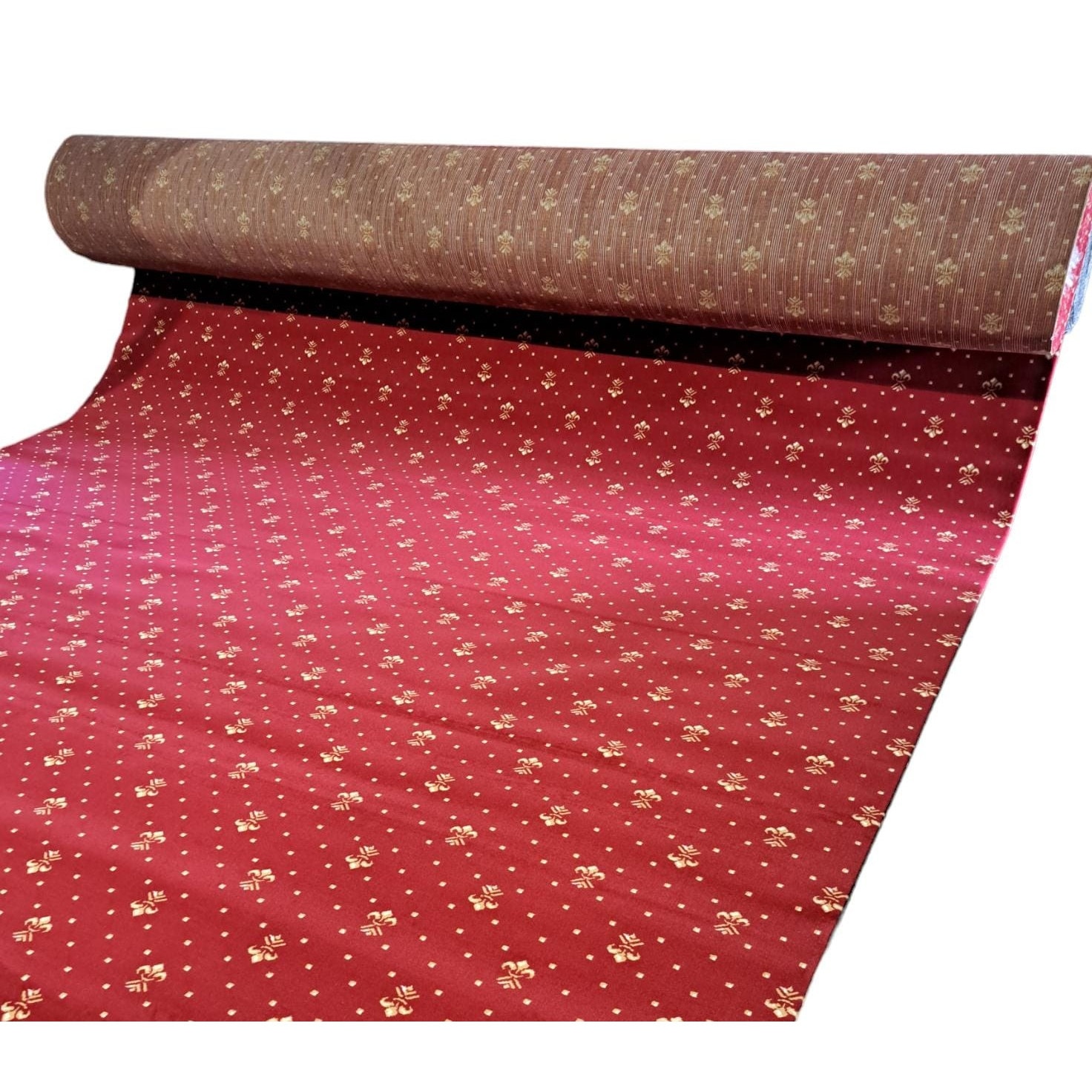 Mocheta Crini Maria, Nefestonata, Rosu, 2m latime cu 4m lungime - eMAG.ro