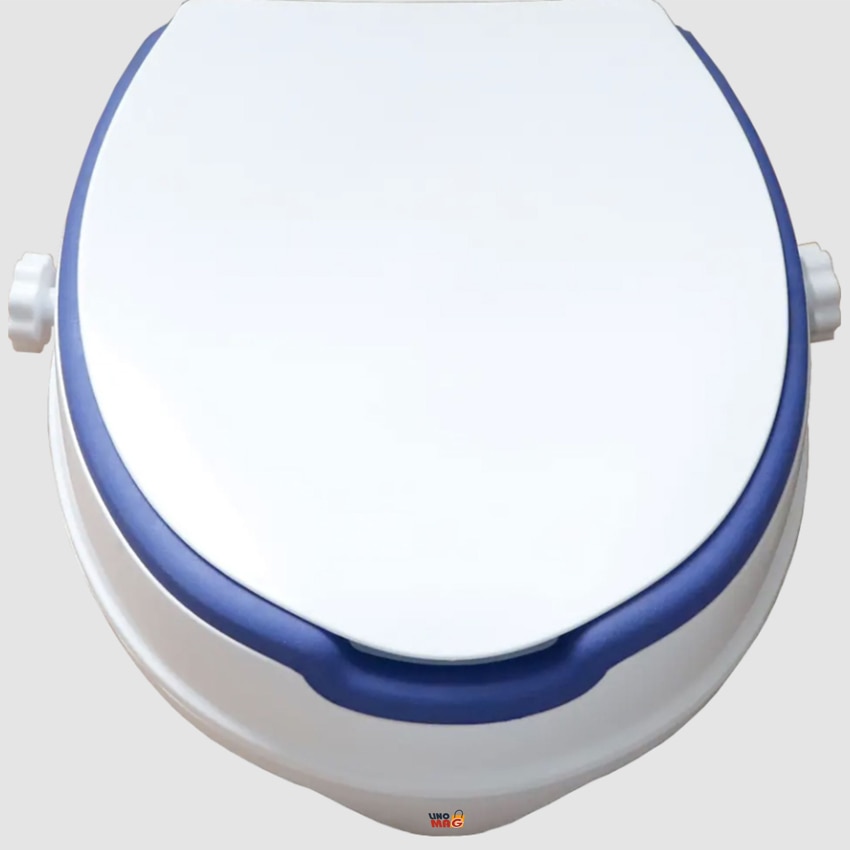 Inaltator WC cu capac Linomag®, 10 cm inaltime, Colac din PU moale ...