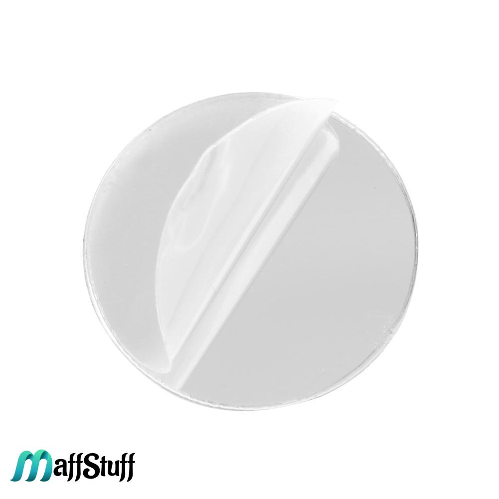 Set 100 Oglinzi Acrilice Decorative Autoadezive sub Forma de Bulina ...