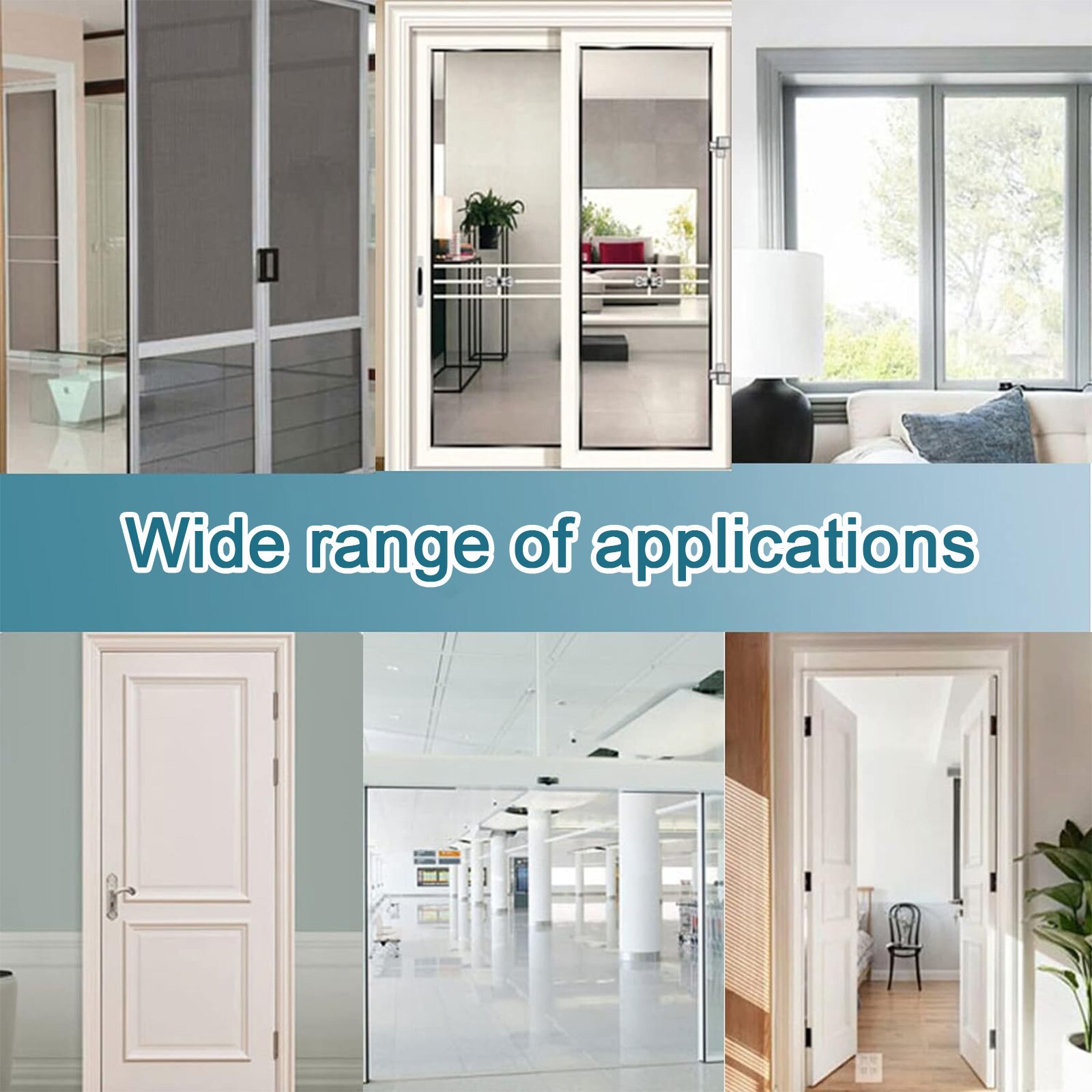 Garnitura perie ferestre, NUODWELL, Material polipropilena/lana, 20m ...