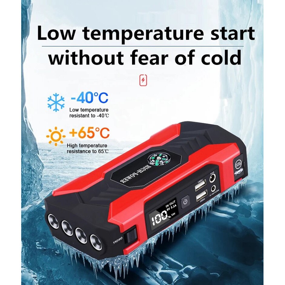 Starter Auto Multifunctional Portabil, pentru motor benzina/diesel 3/6L ...