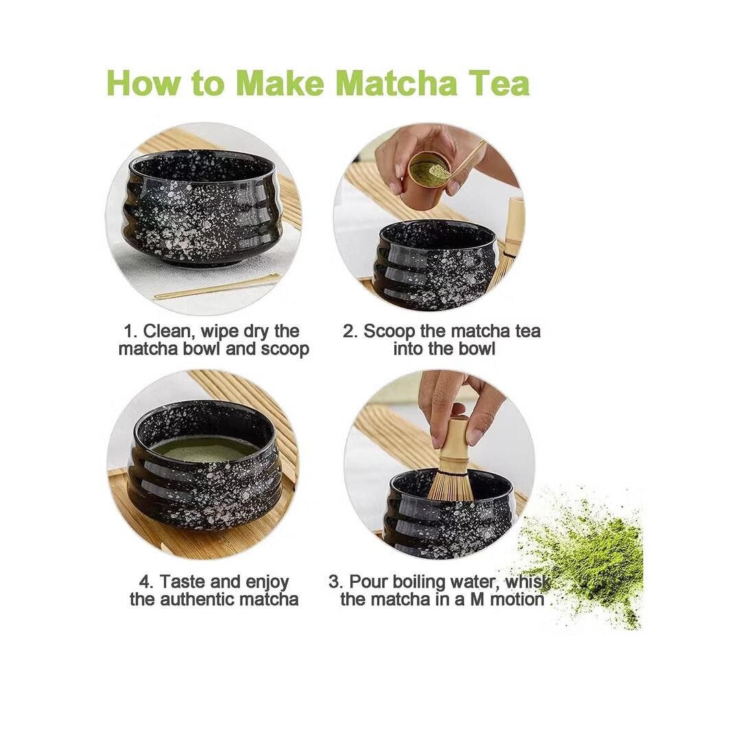 Set de 7 unelte pentru prepararea matcha, kit pentru ceremonia ceaiului ...