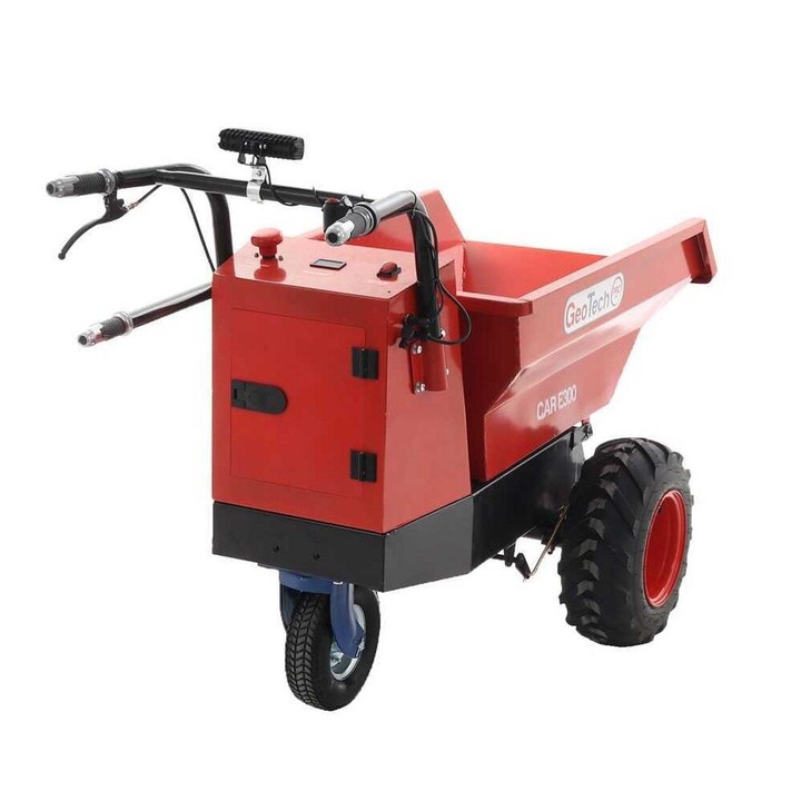 Roaba electrica, cuva rabatabila, Geotech CAR E300, 650 W, 6 km/h ...