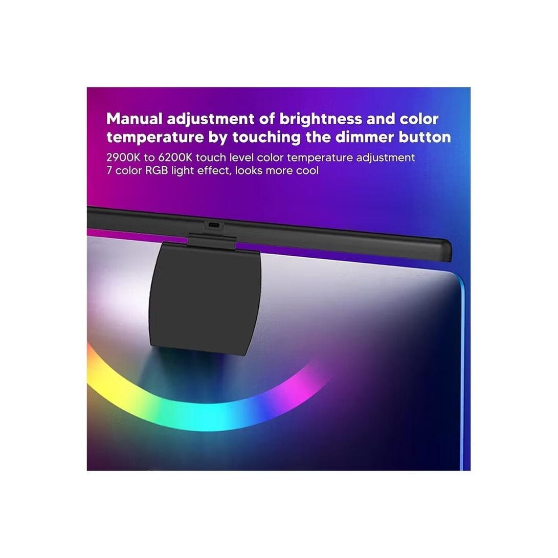 Lumina pentru monitor, WALALLA, LED, RGB, Negru - eMAG.ro