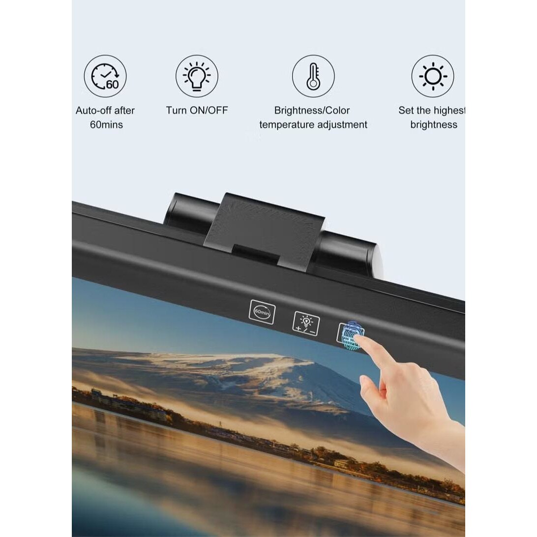 Lumina pentru monitor, WALALLA, LED, RGB, Negru - eMAG.ro