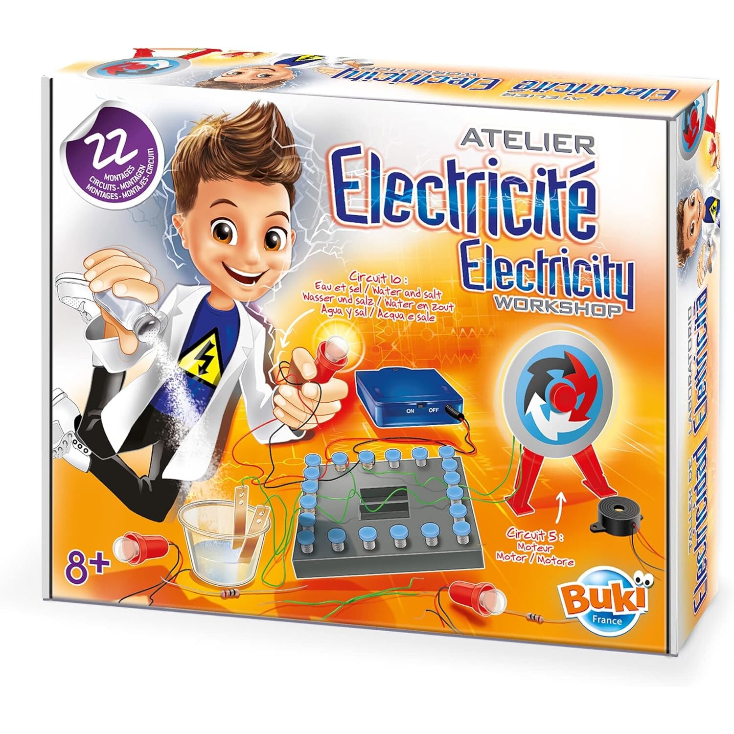 Atelierul de electricitate - 22 circuite, Buki France - eMAG.ro