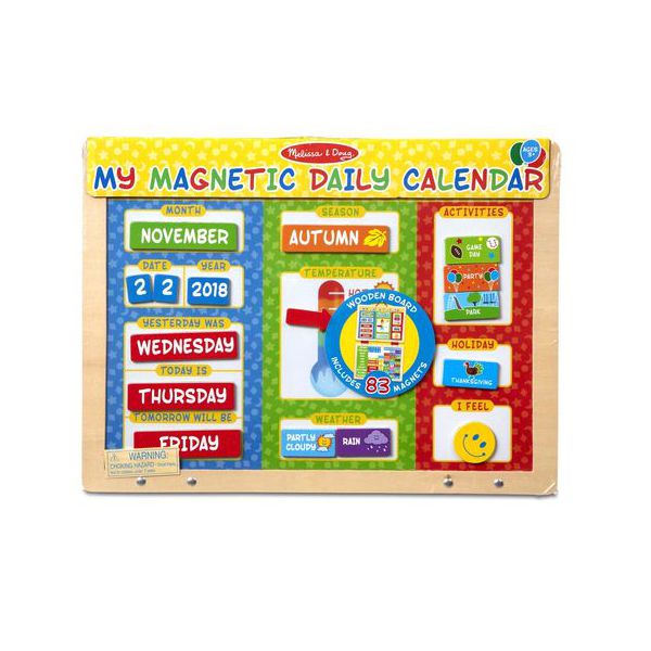 Calendar magnetic Activitatile zilnice, Melissa & Doug - eMAG.ro