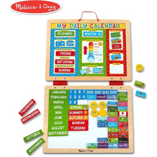 Calendar magnetic Activitatile zilnice, Melissa & Doug - eMAG.ro