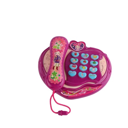 Telefon de jucarie fix, interactiv, pentru copii, sunete si lumini ...