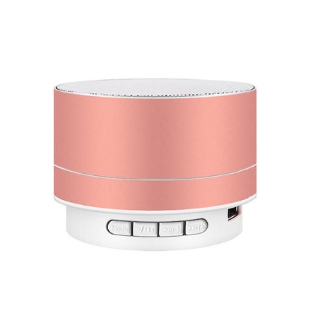 Преносима колонка Mini A10, Bluetooth, розова - eMAG.bg