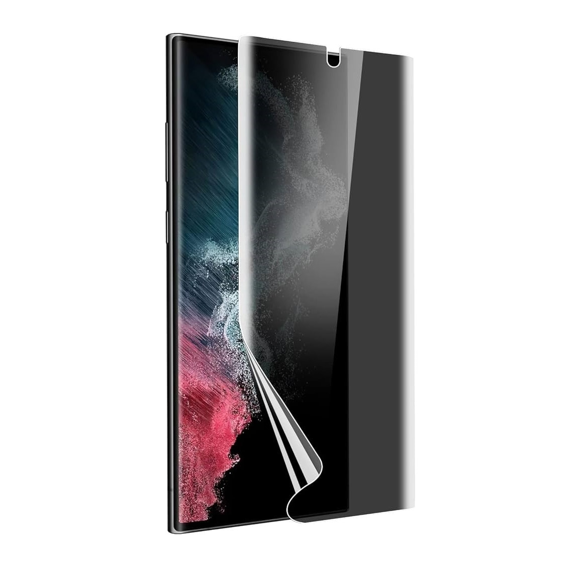 Folie de protectie ecran Privacy Hydrogel din silicon, TPU, compatibila ...