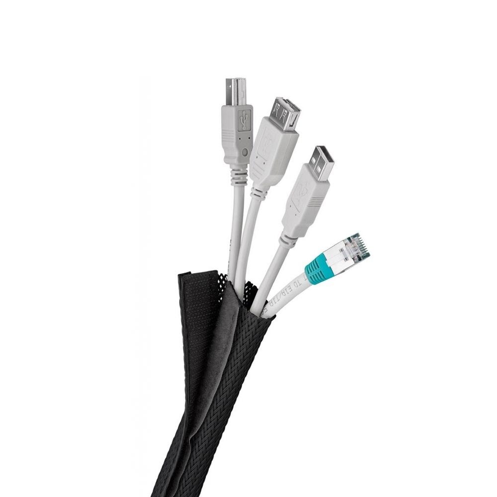 Sistem Organizare Cabluri Multiple, Inchidere Velcro, D 20x40mm, Plasa ...