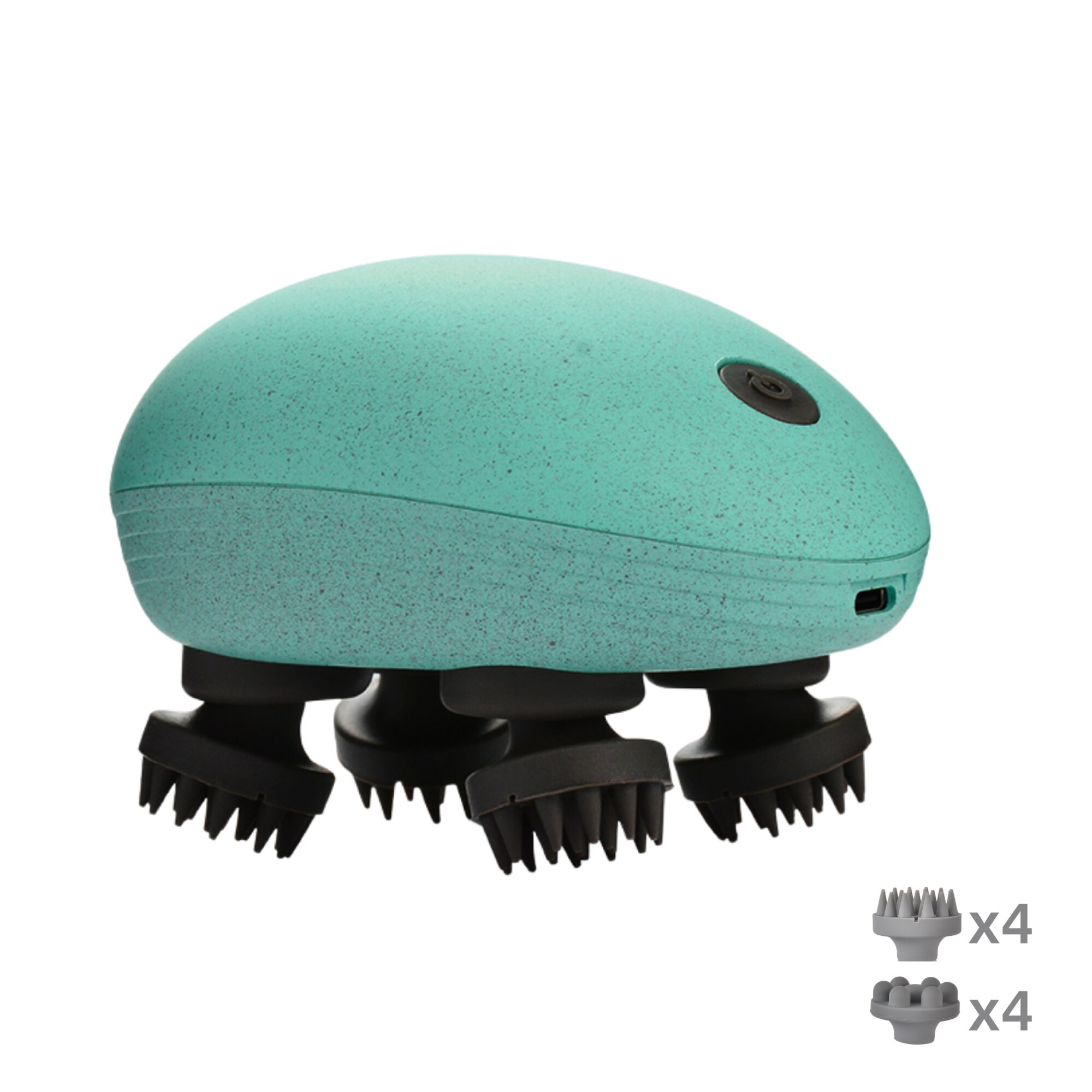 Aparat Masaj Capilar HOMESPA, 4 Capete de Masaj, 76 de Noduri ...