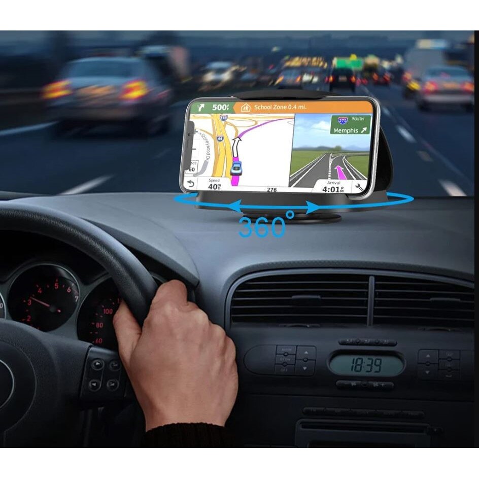 Suport Auto rotativ 360, pentru telefon, universal, montare bord ...