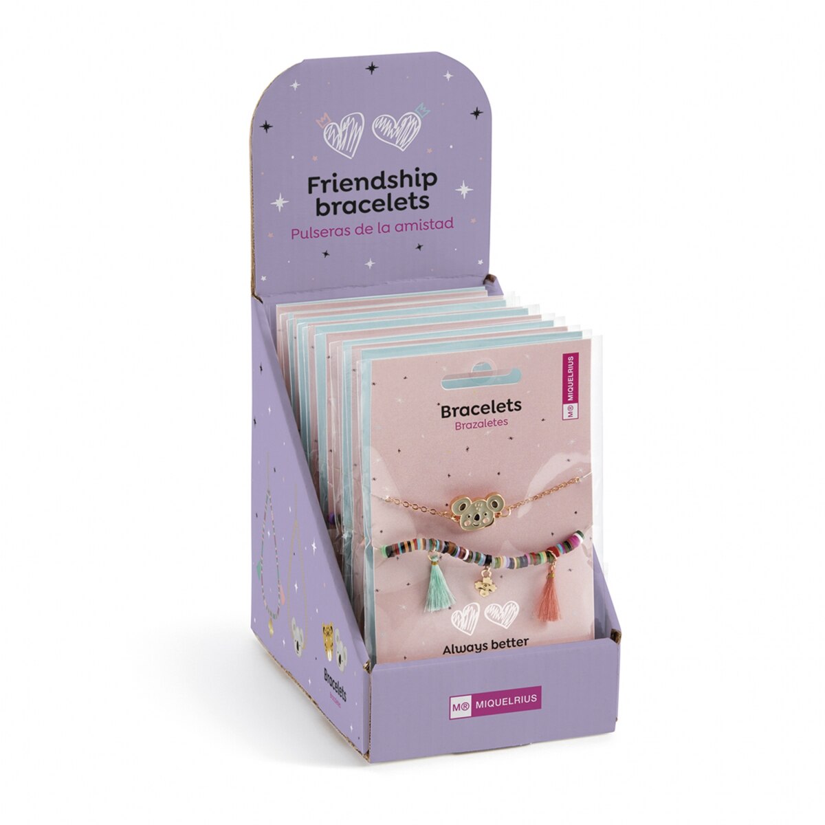 Set 2 bratari fetite, Miquelrius, 13 cm, Multicolor - eMAG.ro