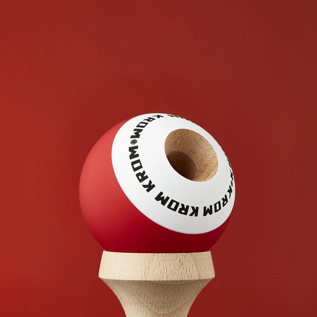Kendama Krom Pop Rubber Red - eMAG.ro