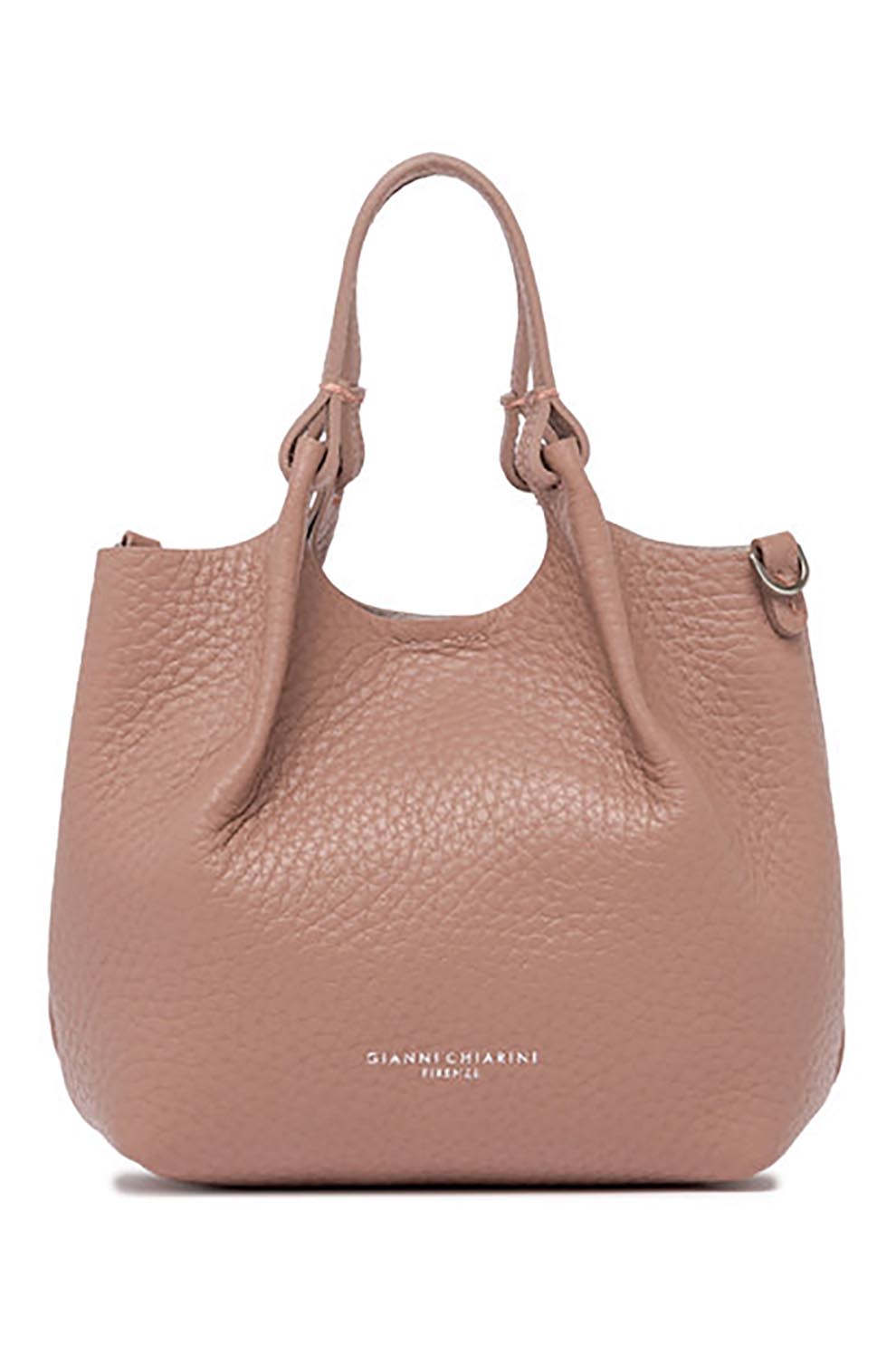 Gianni Chiarini, Кожена чанта Dua, Прашно розово - eMAG.bg