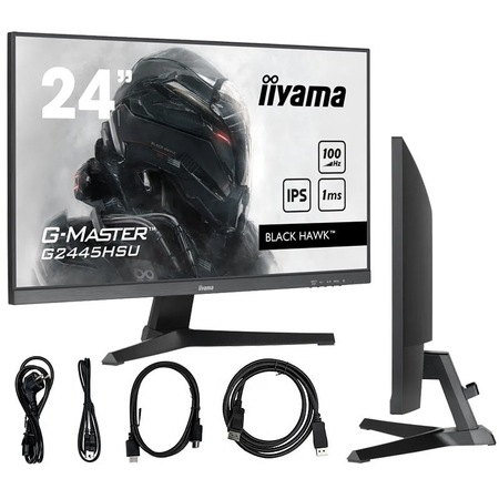 G-Master Black Hawk monitor, iiyama, 24" IPS LED, 100 Hz, HDMI ...