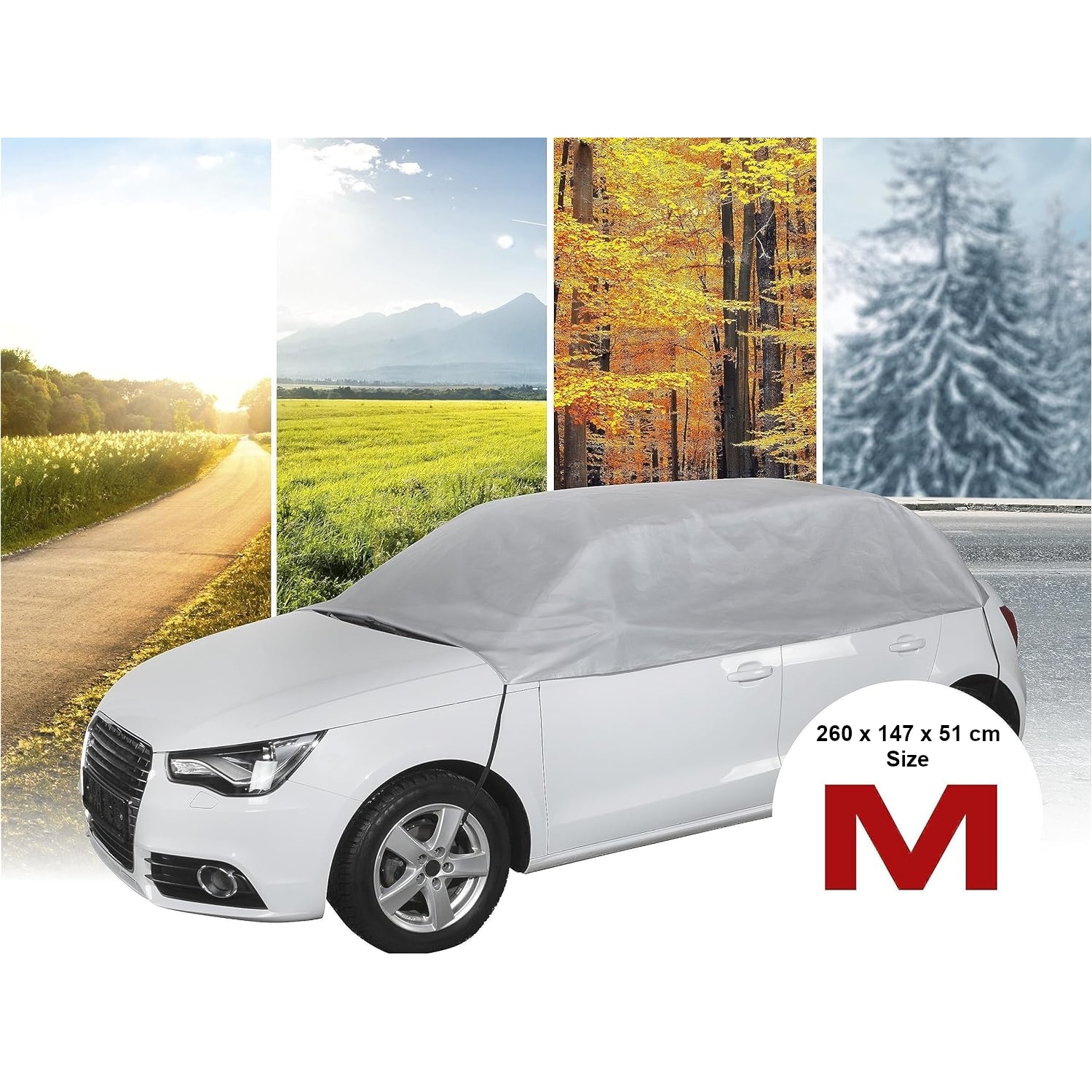 Husa auto protectie parbriz, oglinzi, geamuri si luneta, semi-prelata ...