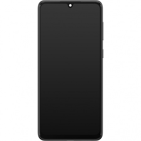 Display Ecran OLED pentru Samsung Galaxy A33 5G A336, Premium, Cu rama, Negru + Folie de sticla ...