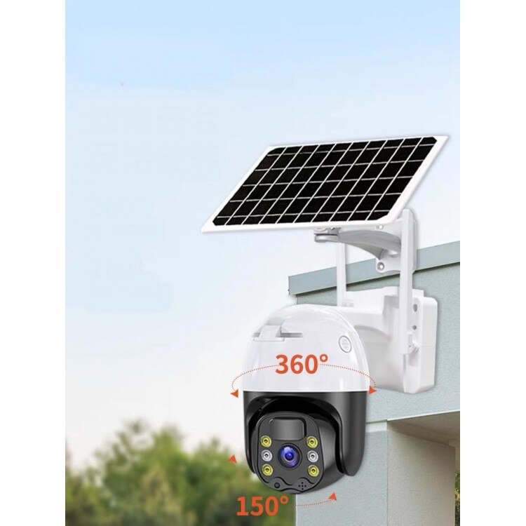 Камера за наблюдение соларна Wifi Microsd карта 128гр Emag Bg