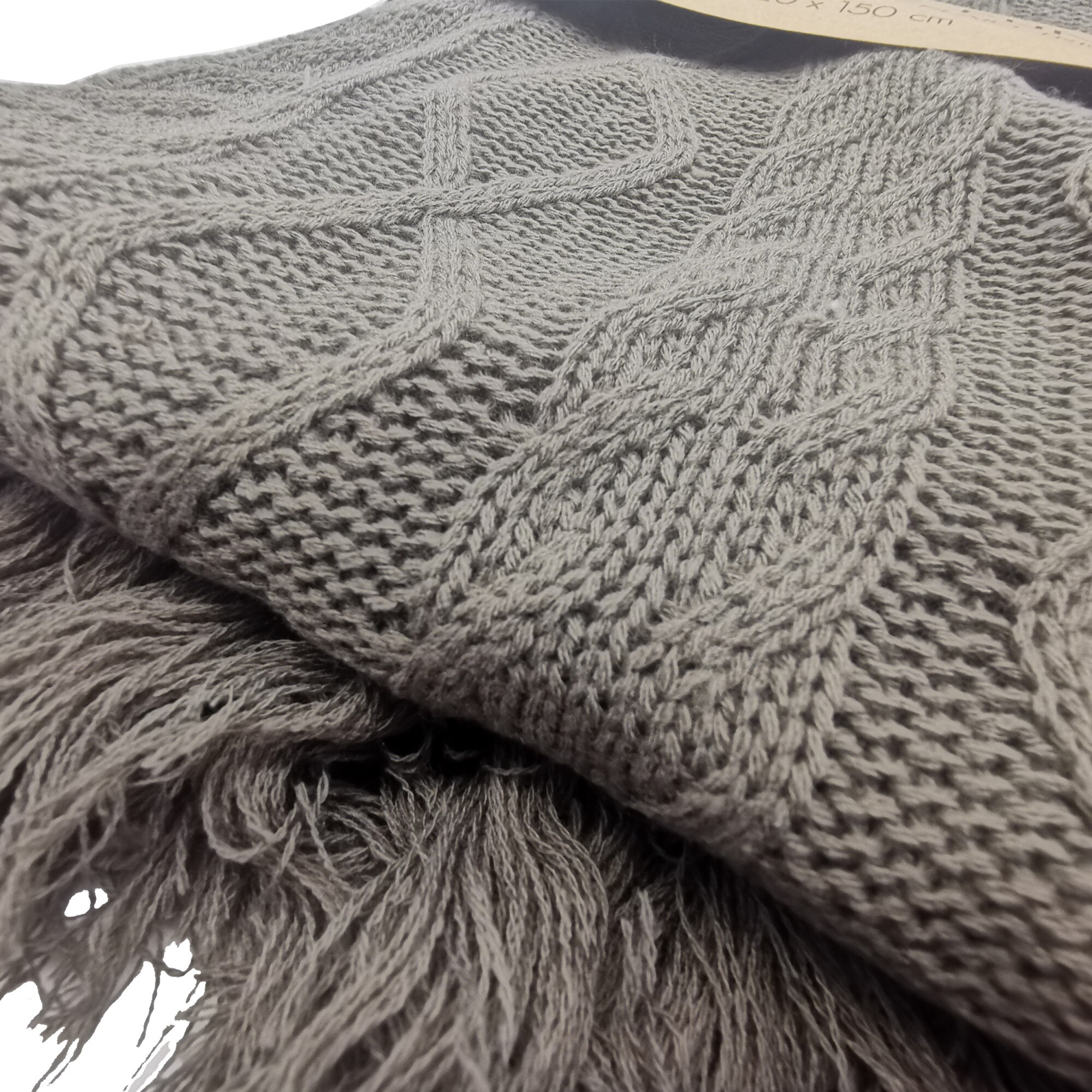 Patura tricotata, 120x150 cm, antra, Home Deco, 7016An - eMAG.ro