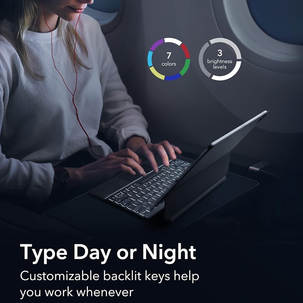 Калъф за iPad Pro 12.9 2018/2020/2021/2022, Rebound Magnetic Keyboard ...