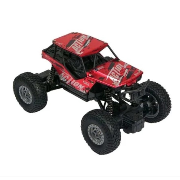 Masina Rock Crawler Cu Telecomanda, Din Metal, Off-Road, 27MHz, Scara 1 ...