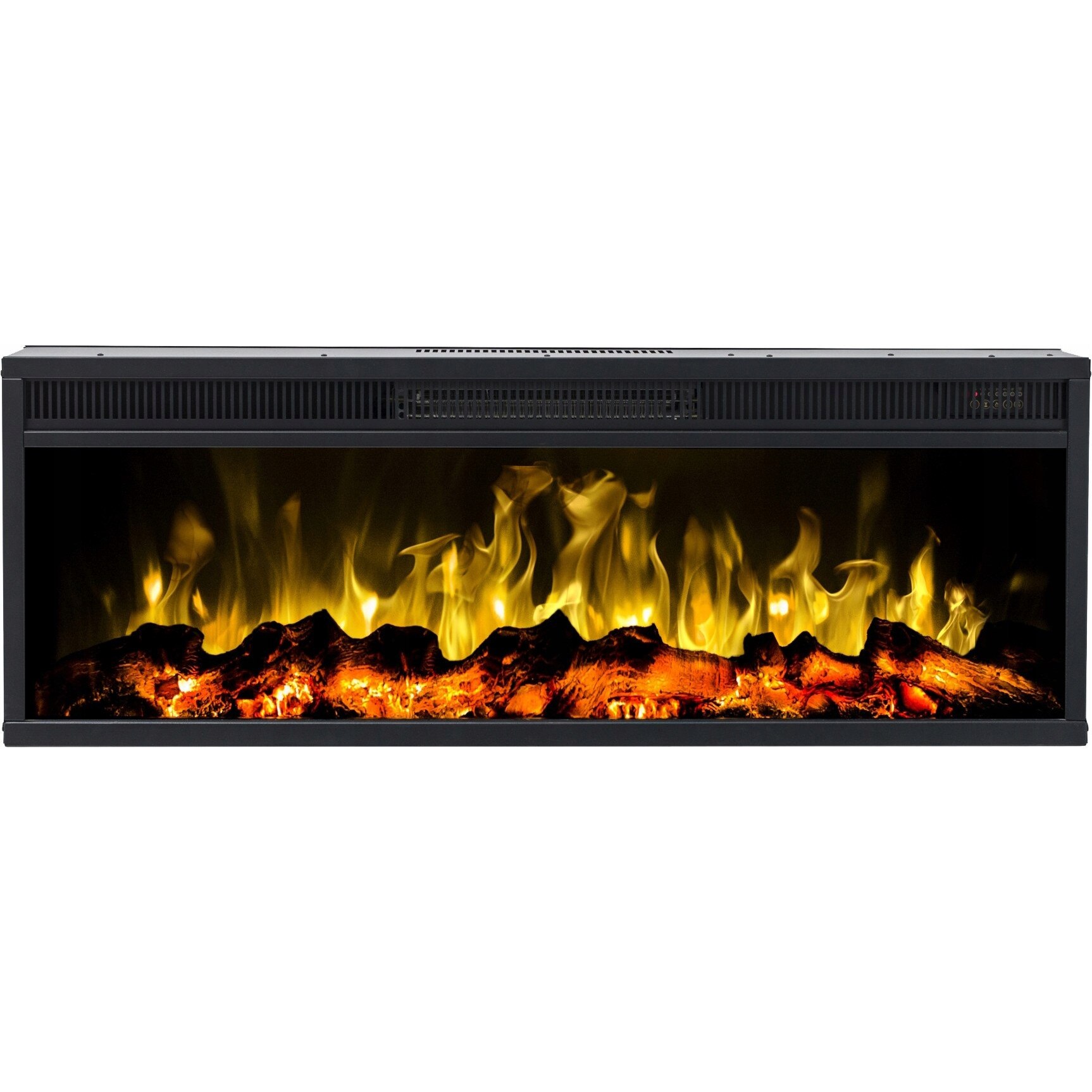 Semineu electric Aflamo, LED, 750W/1500W, Telecomanda, Protectie la ...