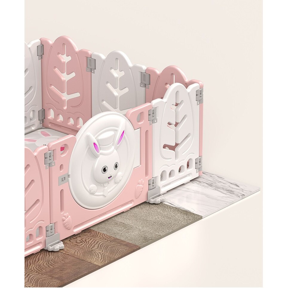 Gardulet loc de joaca si cos de baschet Nichiduta Bunny Pink - eMAG.ro