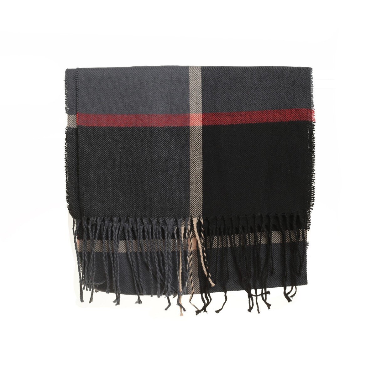 Fular pentru barbati, PAMI, EB-0922-119-1, Negru - eMAG.ro