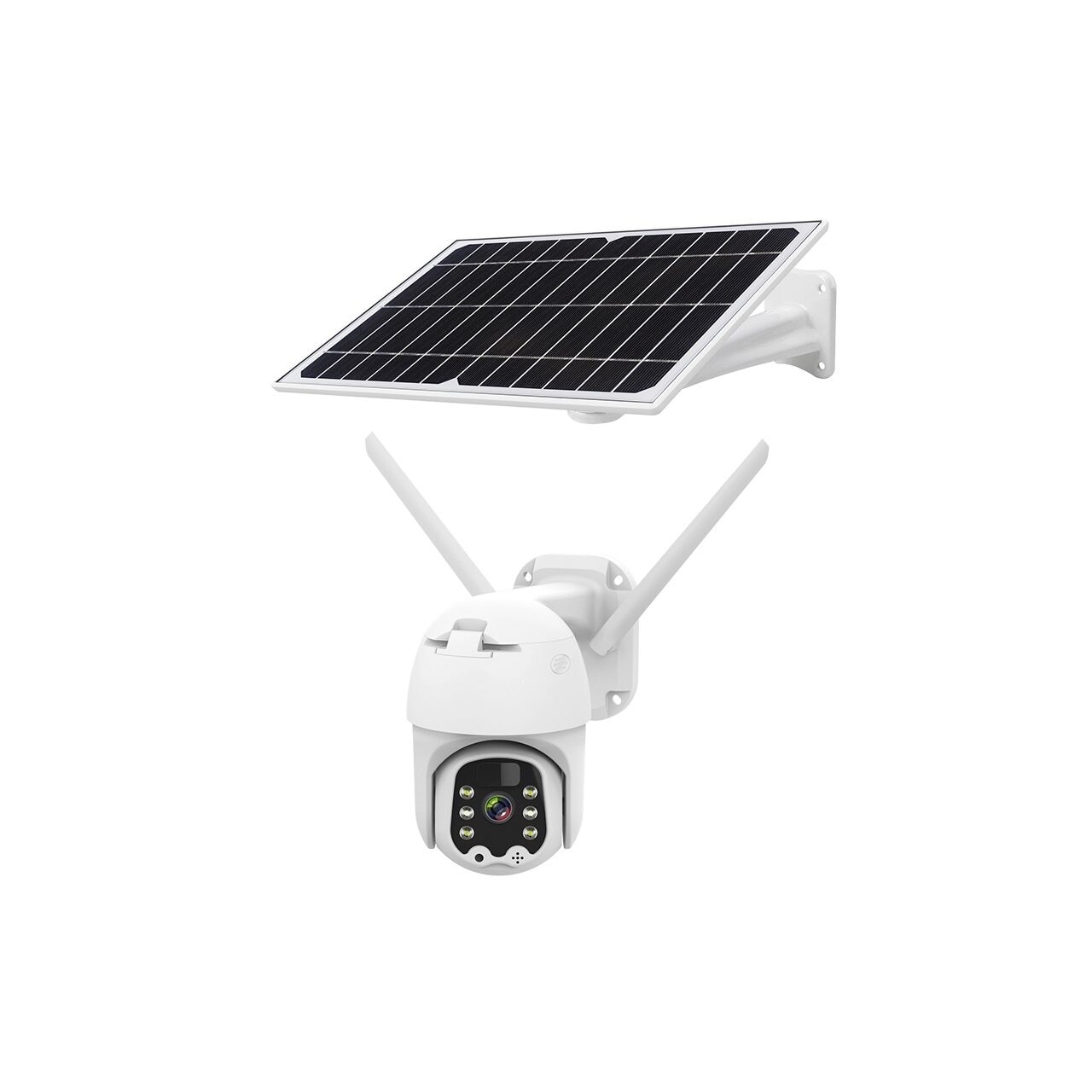 4g соларна Wifi камера за наблюдение 2 Mpx външна Ip65 връзка телефон компютър нощно