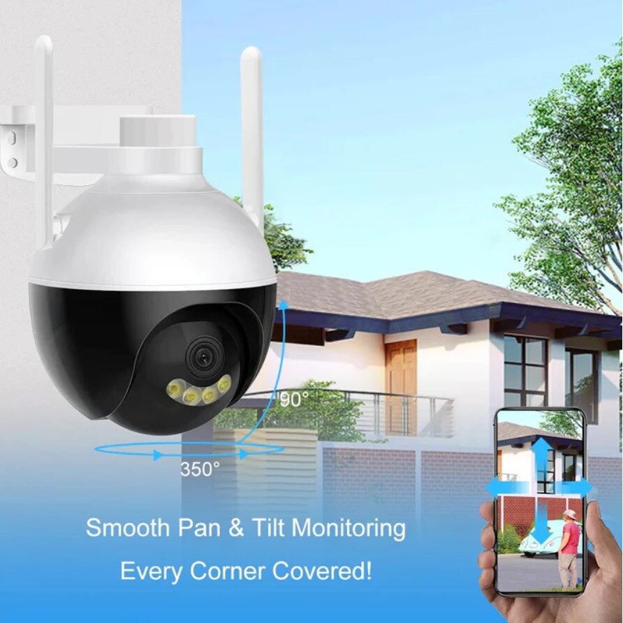Camera IP WIFI Jortan-PRO JT-8289 3MP, Viziune Nocturna, Audio ...