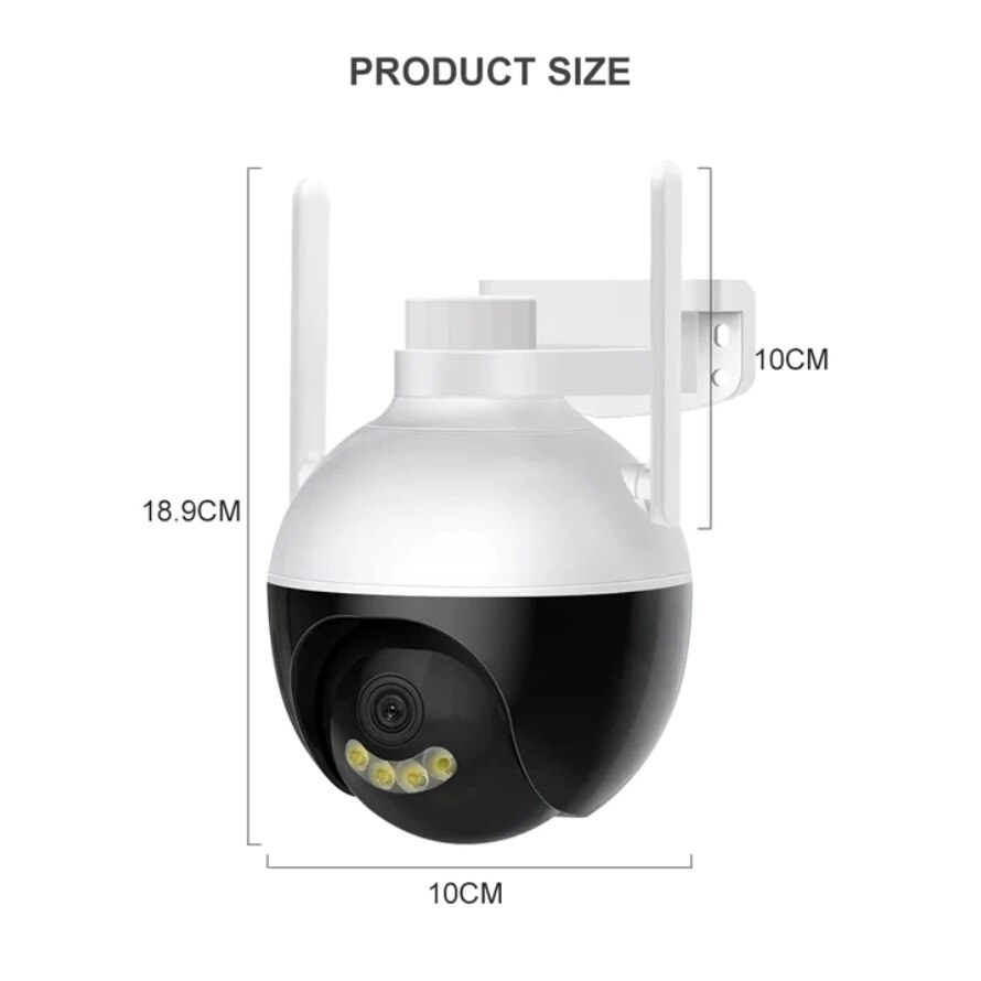 Camera IP WIFI Jortan-PRO JT-8289 3MP, Viziune Nocturna, Audio ...