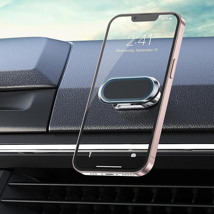 Suport Auto Magnetic Pentru Telefon, Universal, Cu Unghi Reglabil Si ...