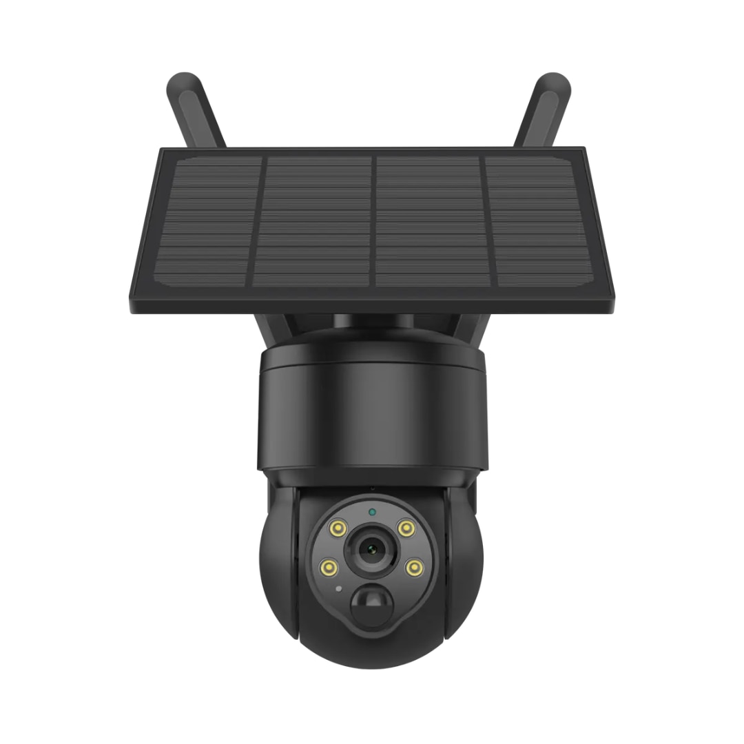 Camera de Supraveghere Black 5mp cu Incarcare Solara 4G, Rain Charging ...