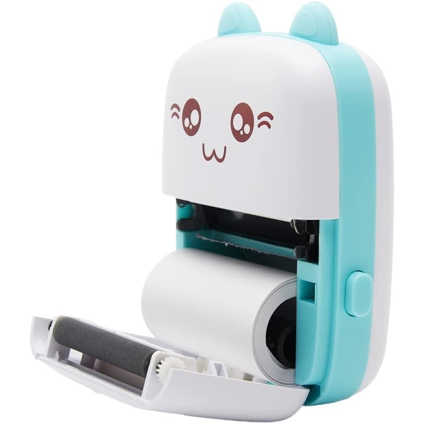 Mini imprimanta termica cu Bluetooth, Zola, rola de hartie, incarcare ...