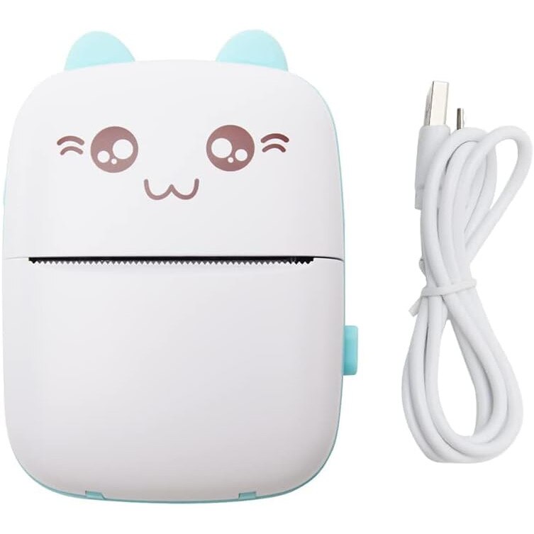 Mini imprimanta termica cu Bluetooth, Zola, rola de hartie, incarcare ...