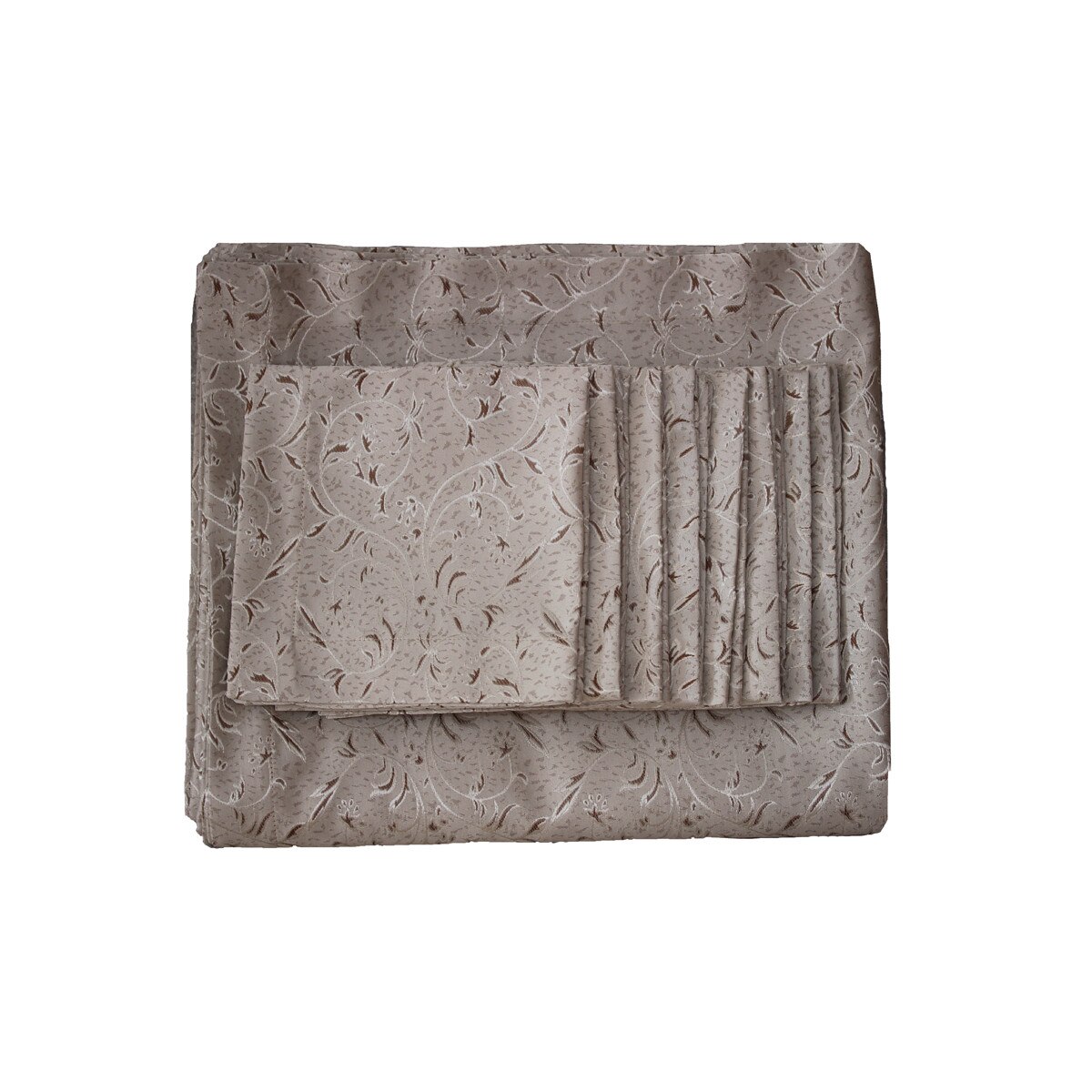 Set fata de masa 160 x 220 cu 8 servete 40x40, Brocard, Tyana Accesorii ...