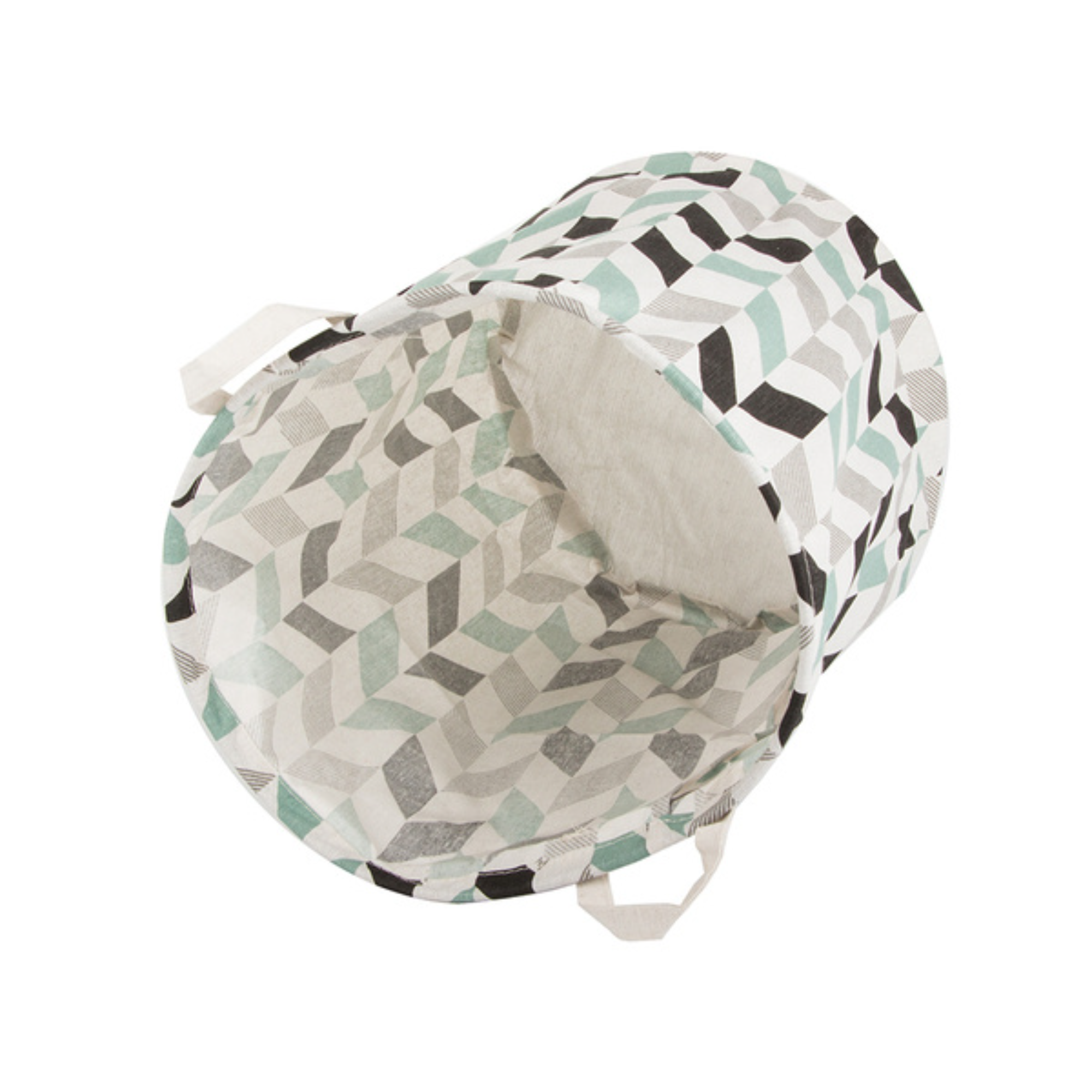 Cos de rufe pliabil din material textil, 45 litri, Multicolor, 40x35 cm ...