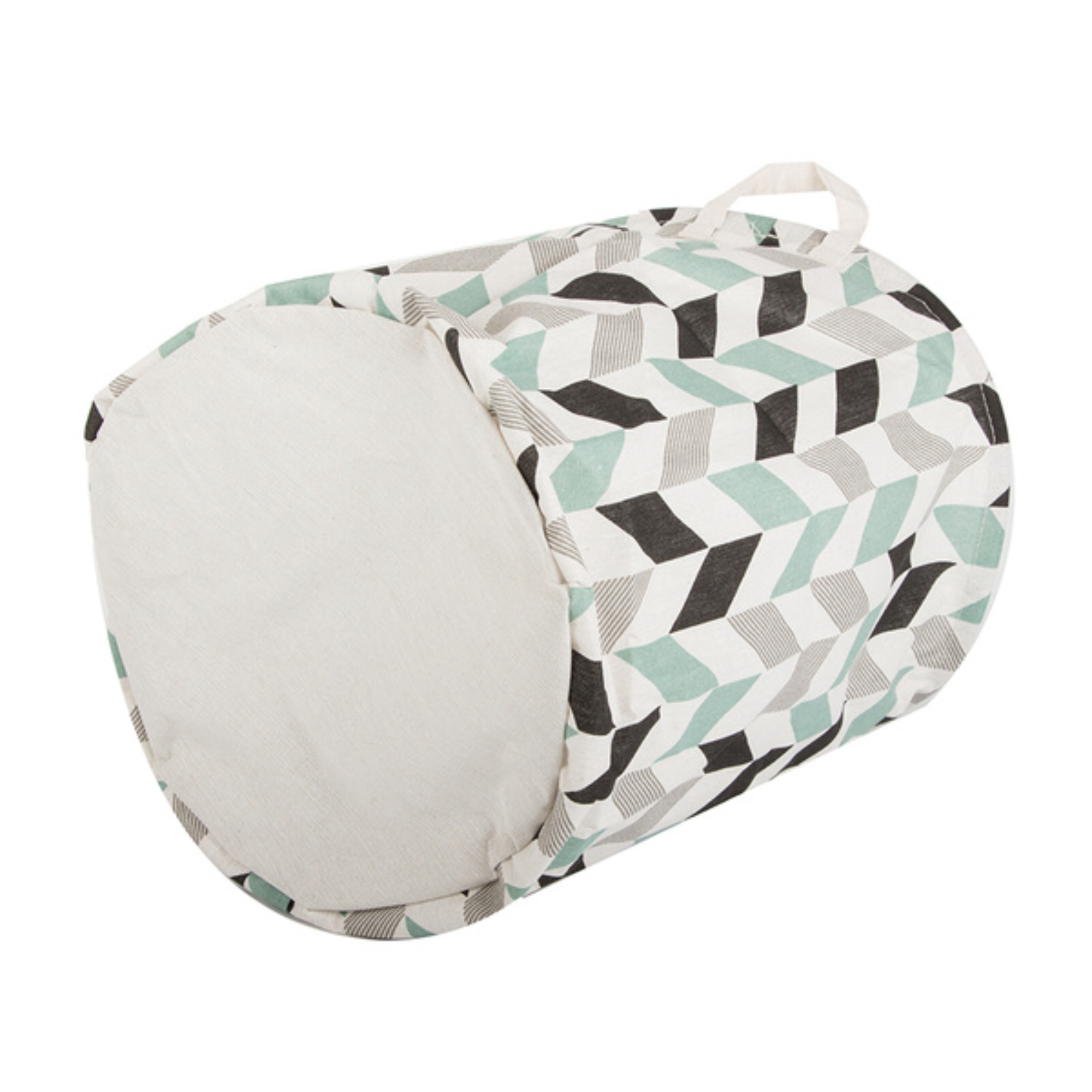 Cos de rufe pliabil din material textil, 45 litri, Multicolor, 40x35 cm ...