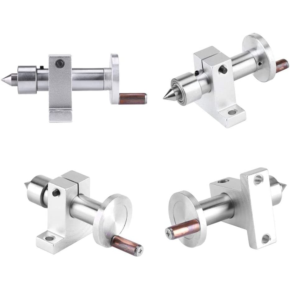 Centru de strunjire pentru mini masina de strung, 27 mm Metal, Argintiu ...